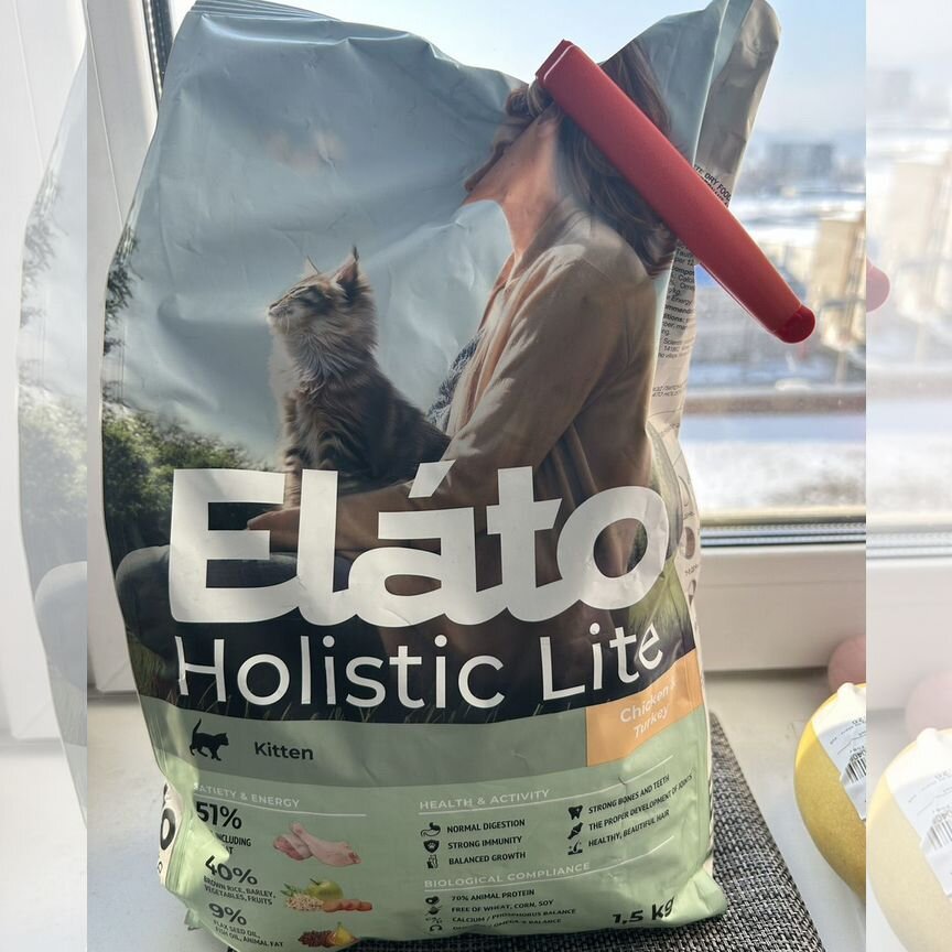 Корм для кошек Elato Holistic 1,5 кг