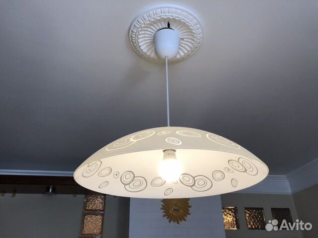 Светильник подвесной люстра-тарелка в стиле 60-х купить в Москве ...
