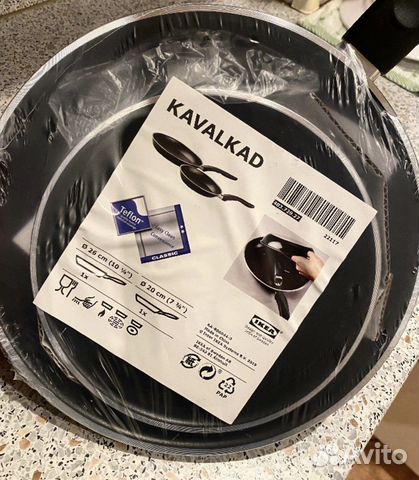 Набор сковородок IKEA Кавалькад(26 см и 20 см) купить в Москве | Товары ...