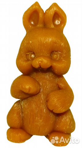 Силиконовая форма для свечей Заяц 5 (0752)