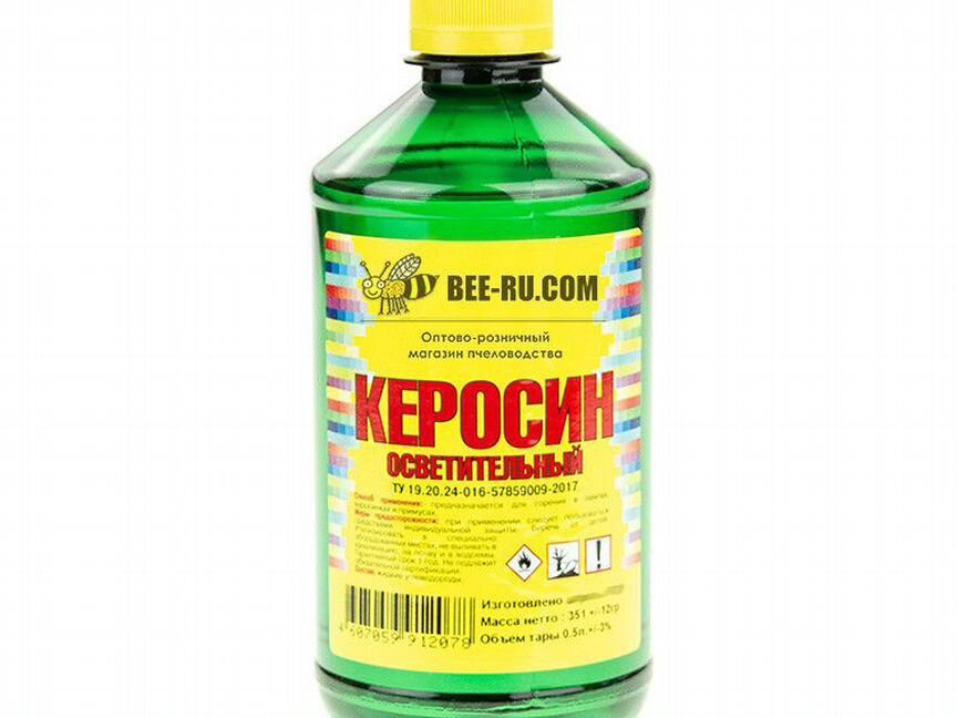 25 шт. 500 мл. Керосин очищенный для дым-пушки Вар