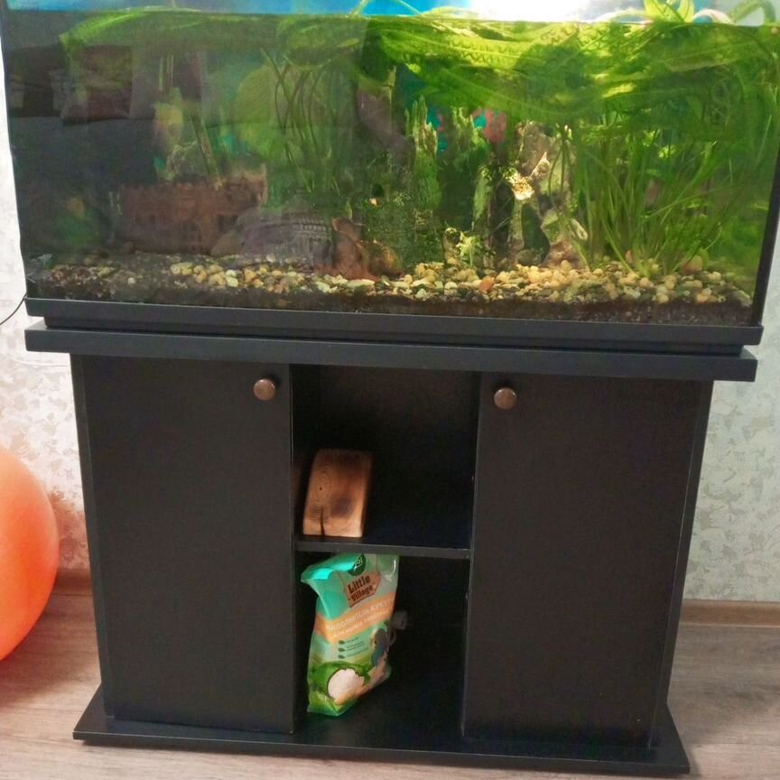 Аквариум с тумбой бу