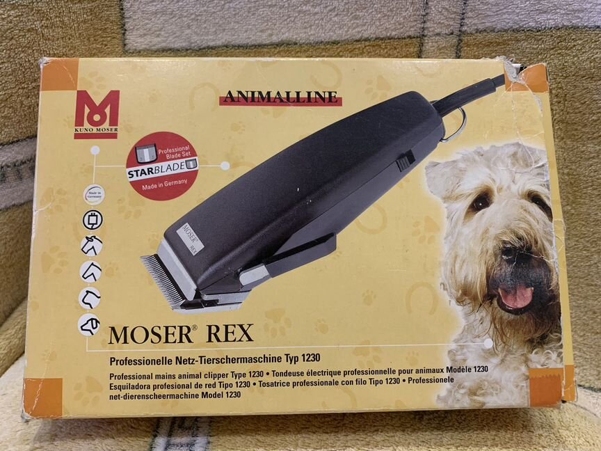 Тример для собак moser REX