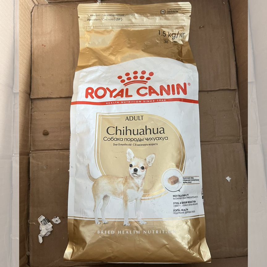 Корм для собак royal canin chihuahua 1.5кг