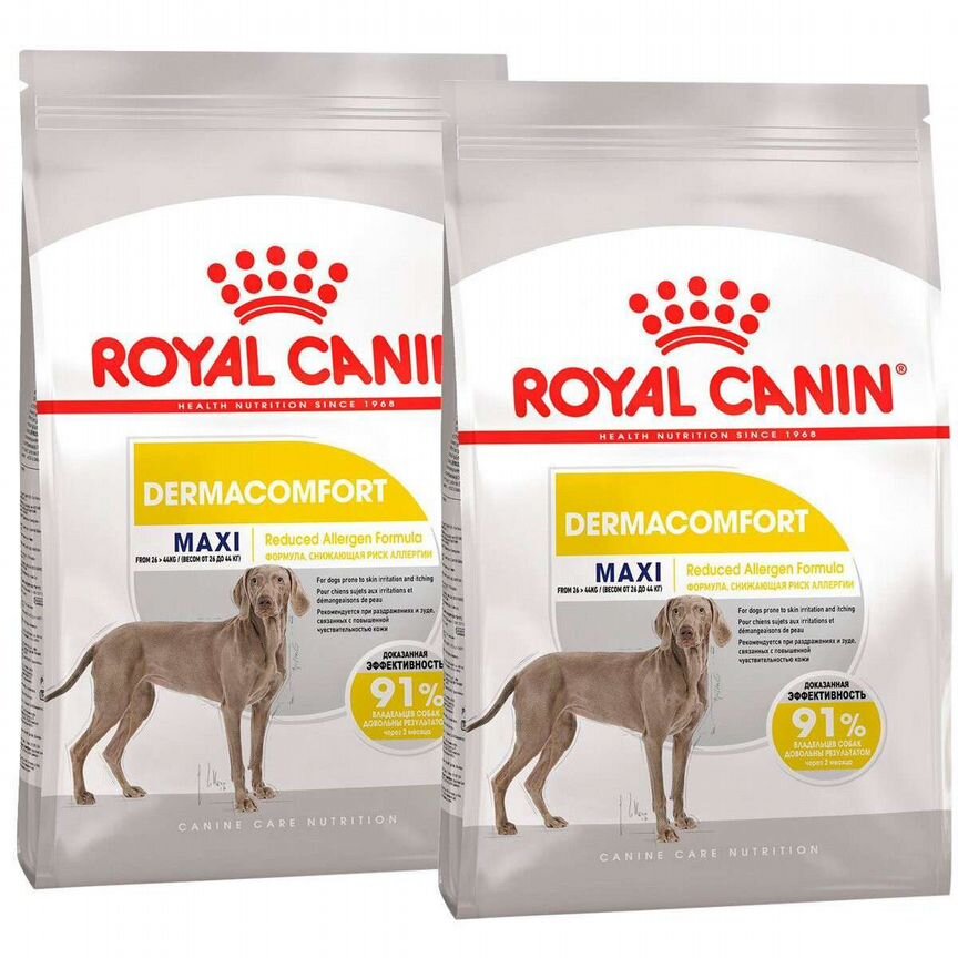 Корм для собак Роял Канин макси дермакомфорт