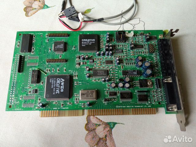Звуковая карта Creative Sound Blaster AWE64 CT4380 купить в Ульяновске ...