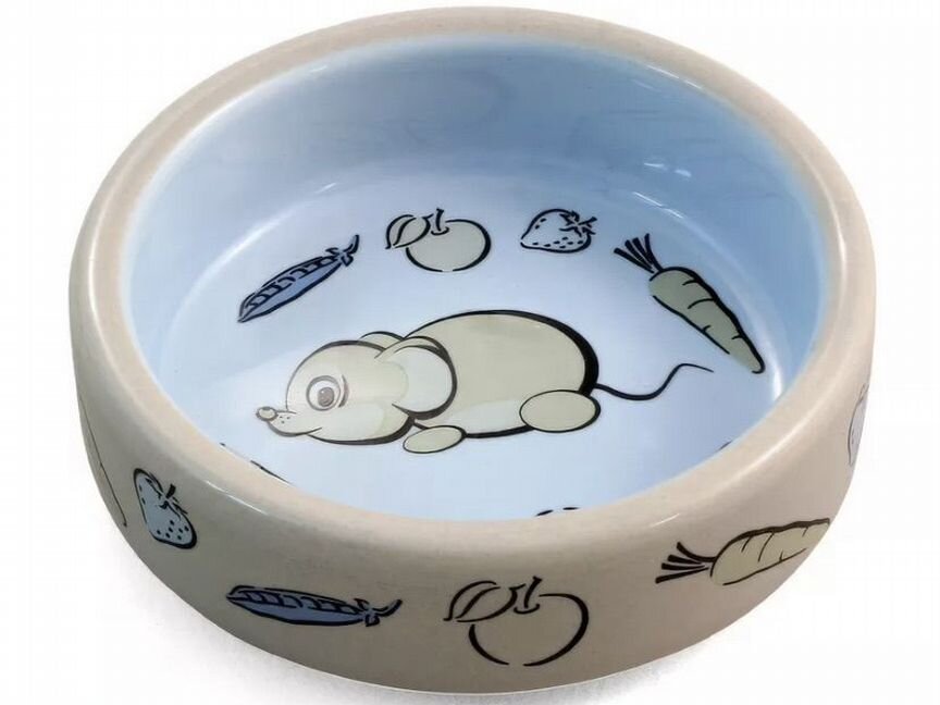 Миска для животных керамическая