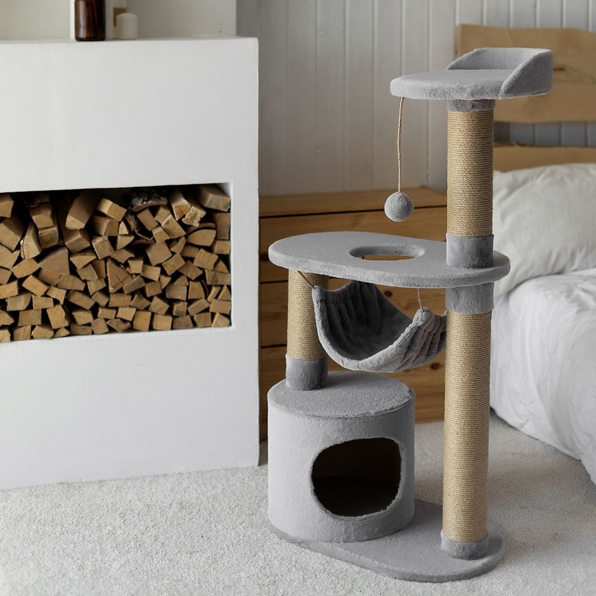 Когтеточка комплекс для кошки с домиком