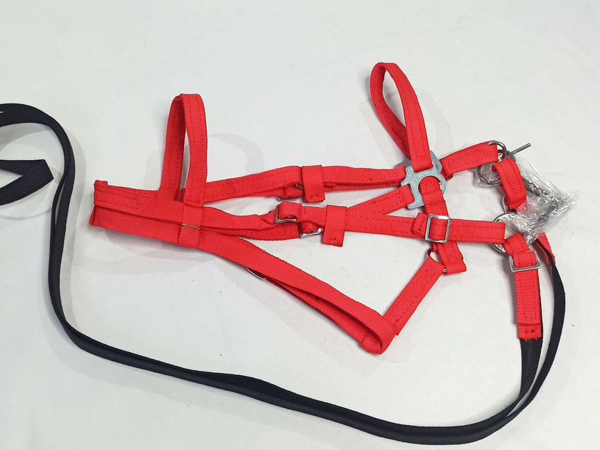 Уздечка-недоуздок. + удила и повод, 2 в 1 новая