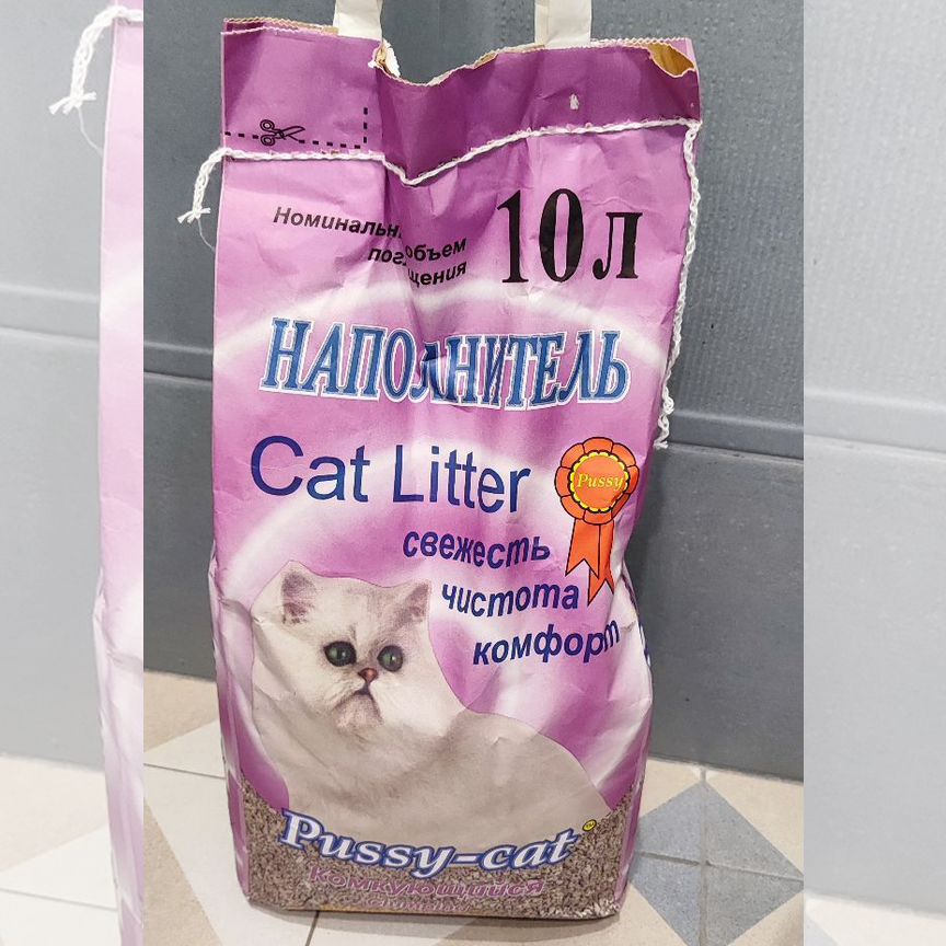 Наполнитель комкующийся для кошек