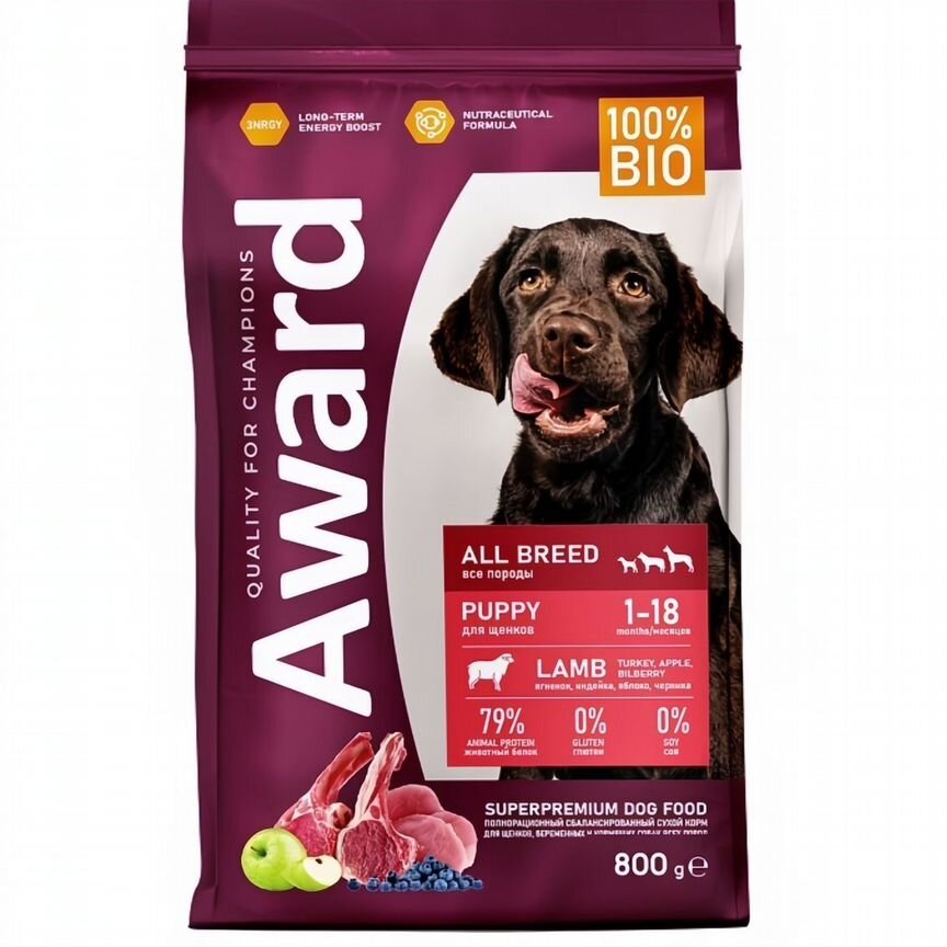 Корм для собак award