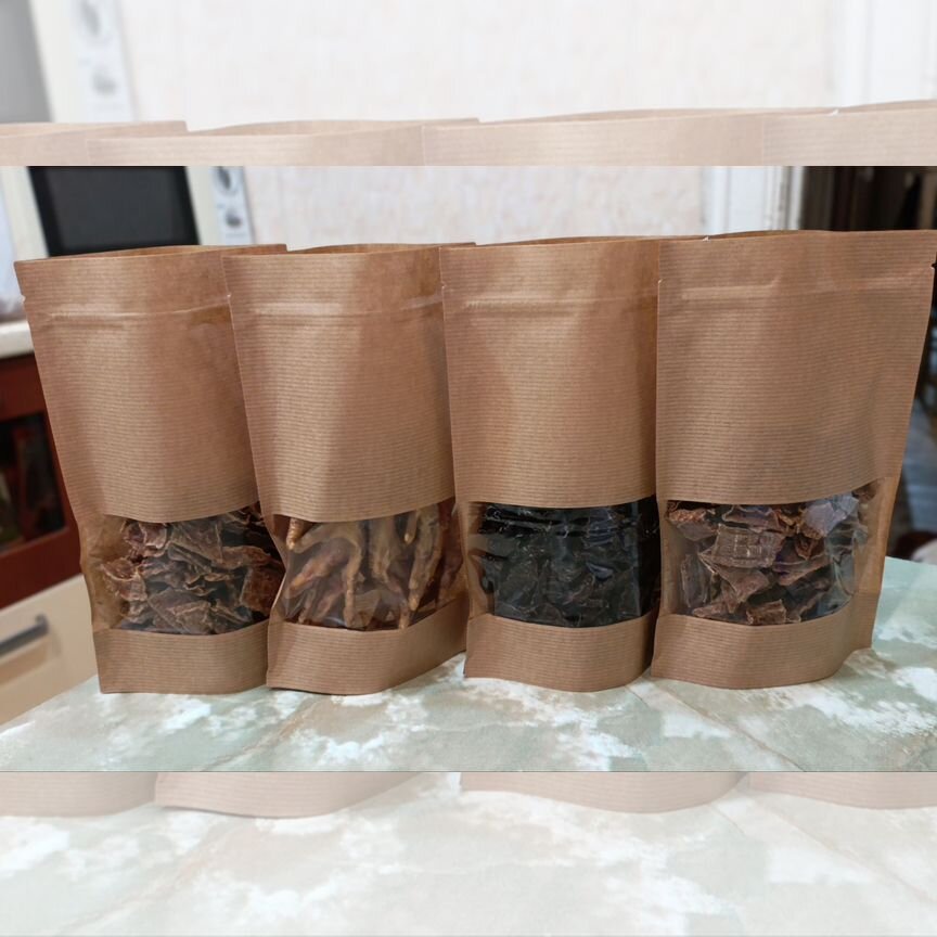 Сушеные лакомства для собак