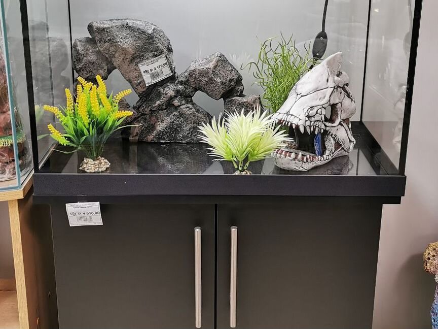 Аквариум 90л чёрный