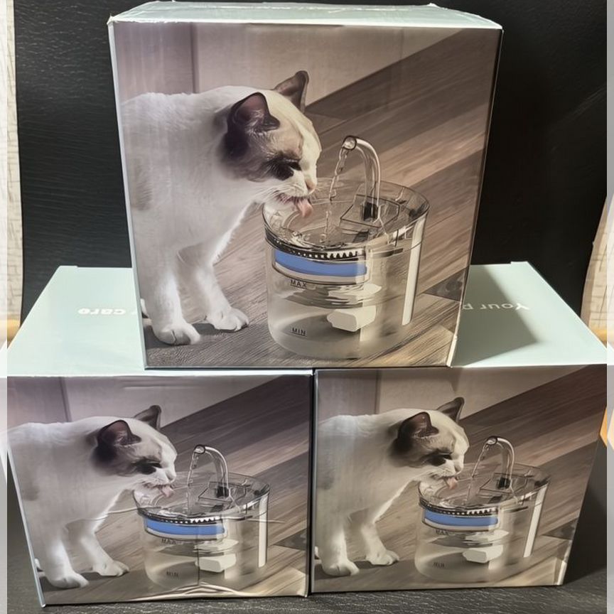 Автопоилка для кошек с датчиком движения