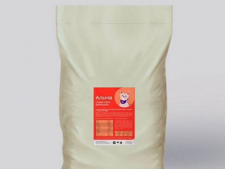 Сухой корм для Кошек 5 кг Aльма / Натуральный