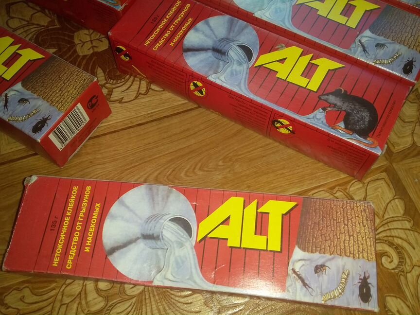 ALT Нетоксичный клей от грызунов и насекомых много