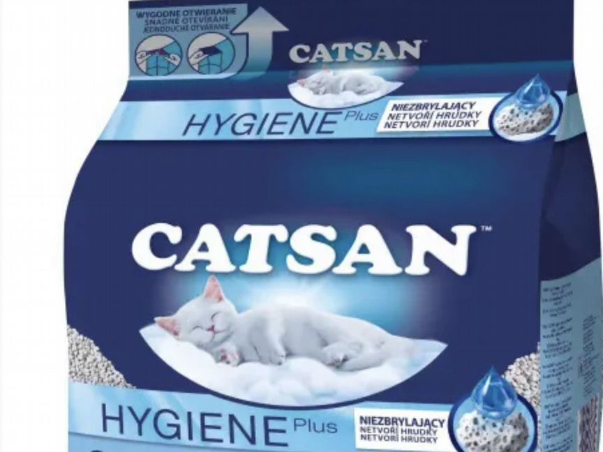 Наполнитель для кошачьего туалета catsan