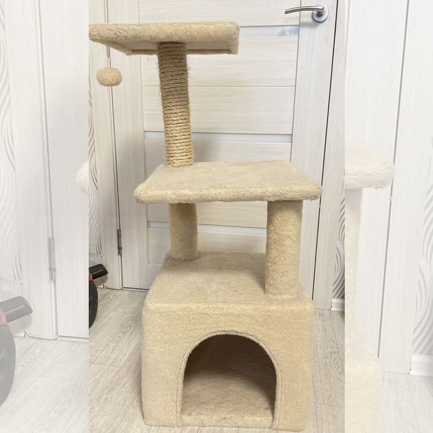 Когтеточка домик для кошки