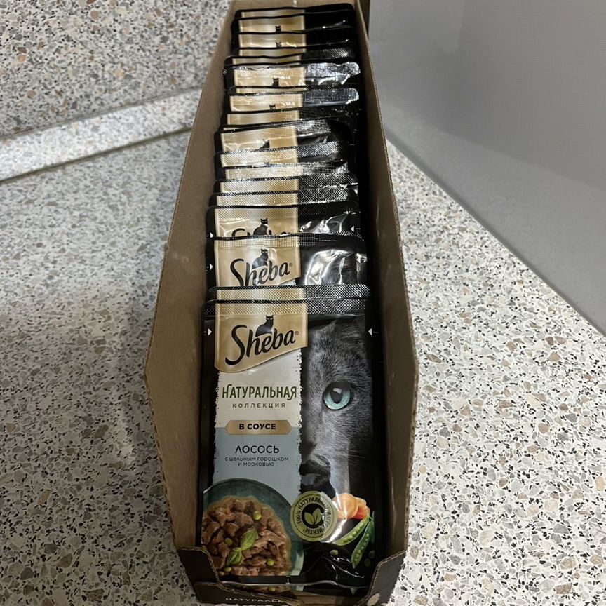 Sheba влажный корм для кошек с лососем