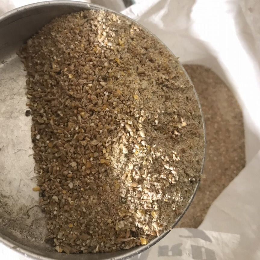 Зерно дробленое