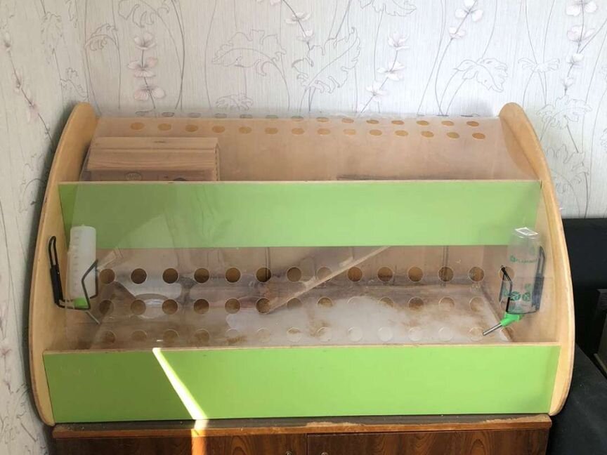 Стеллаж с тумбой для морских свинок