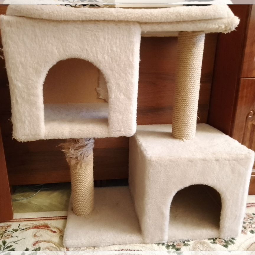 Когтеточка домик для кошки