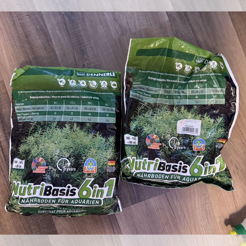 Dennerle nutribasis 6 in 1 грунт для аквариума