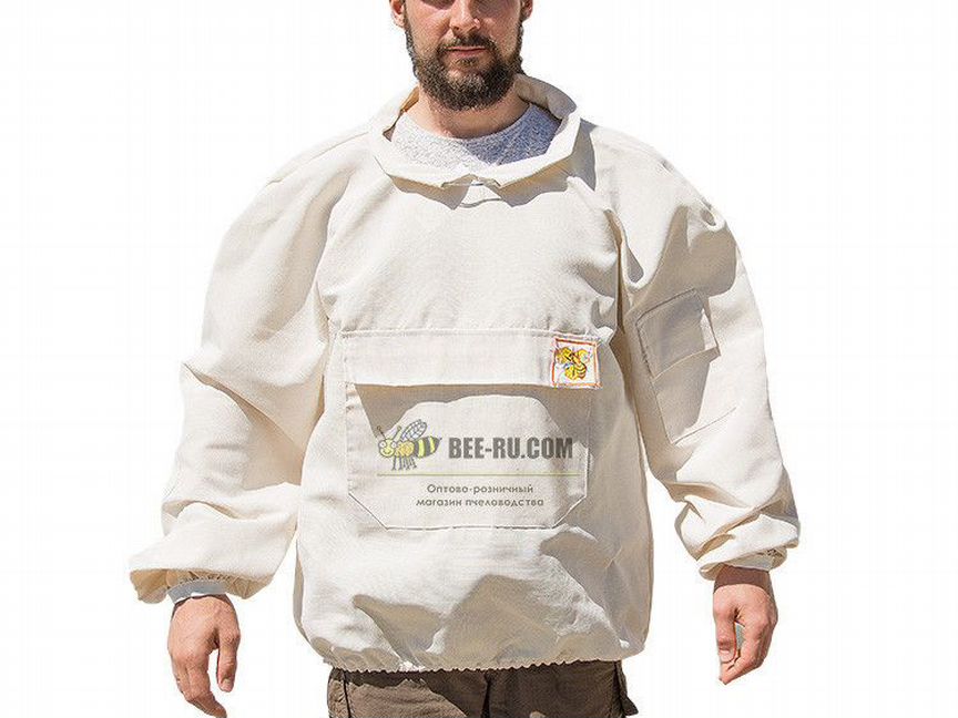 Куртка пчеловода двунитка (без сетки)