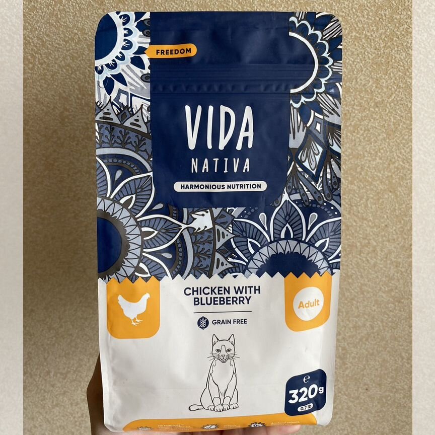 Сухой корм vida nativa для взрослых кошек