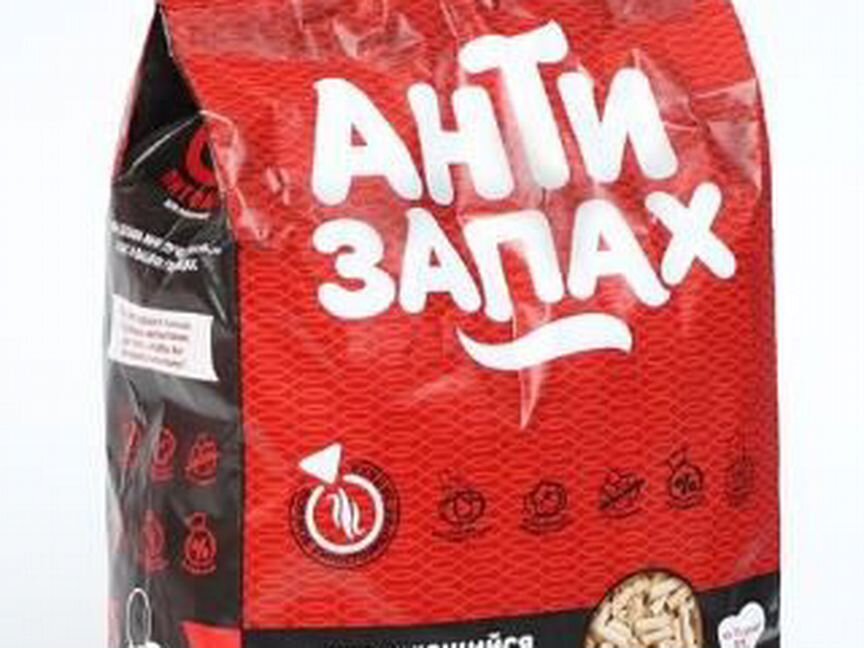 Питомец Наполнитель комкующийся растительный Антиз