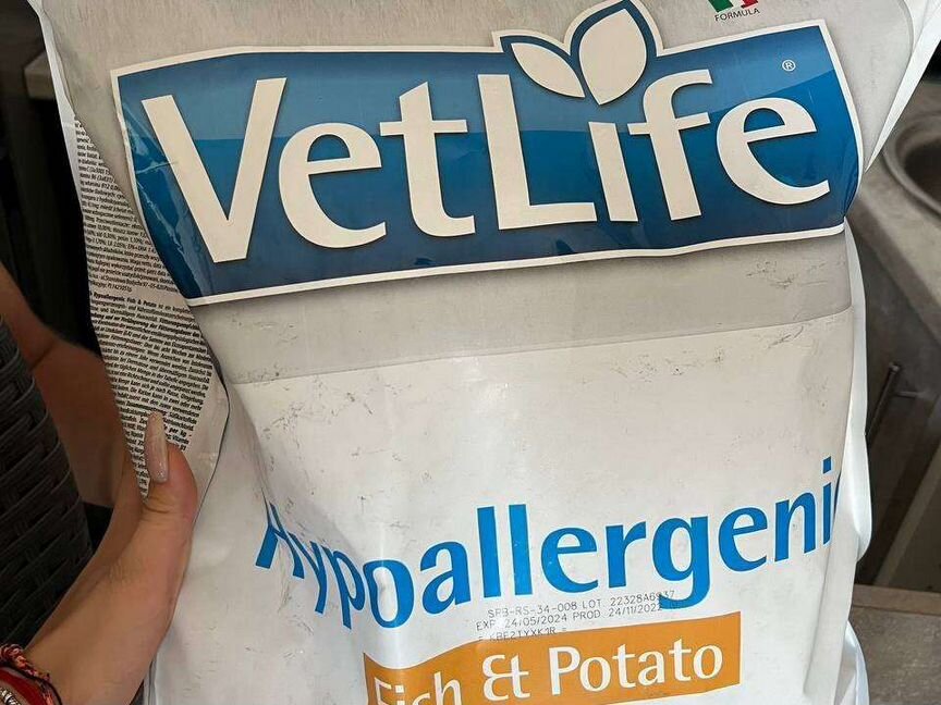 Корм для собак farmina hypoallergenic fish&potato