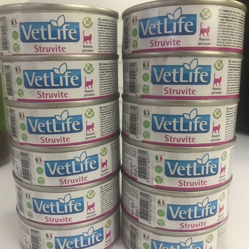 Корм для кошек vetlife struvite