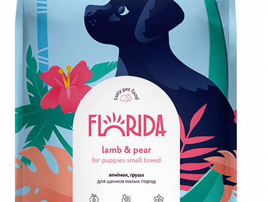 Florida сухой корм для щенков малых пород 3кг