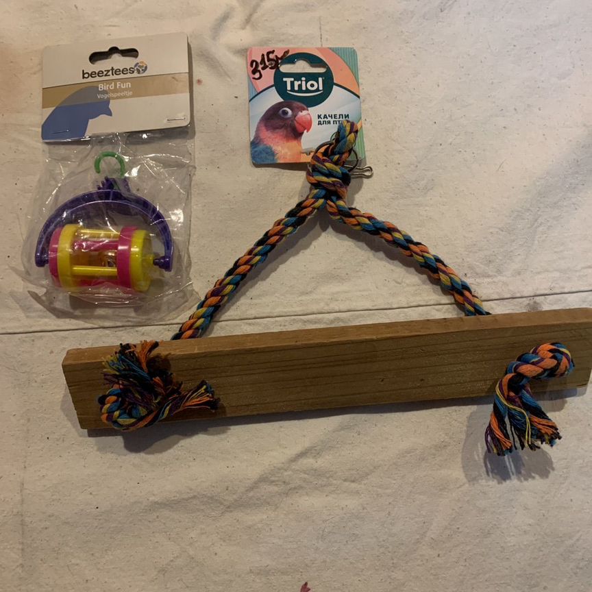 Игрушка качели для птиц