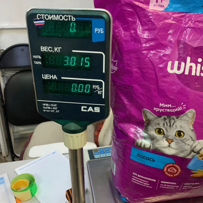 Вискас сухой 3 кг