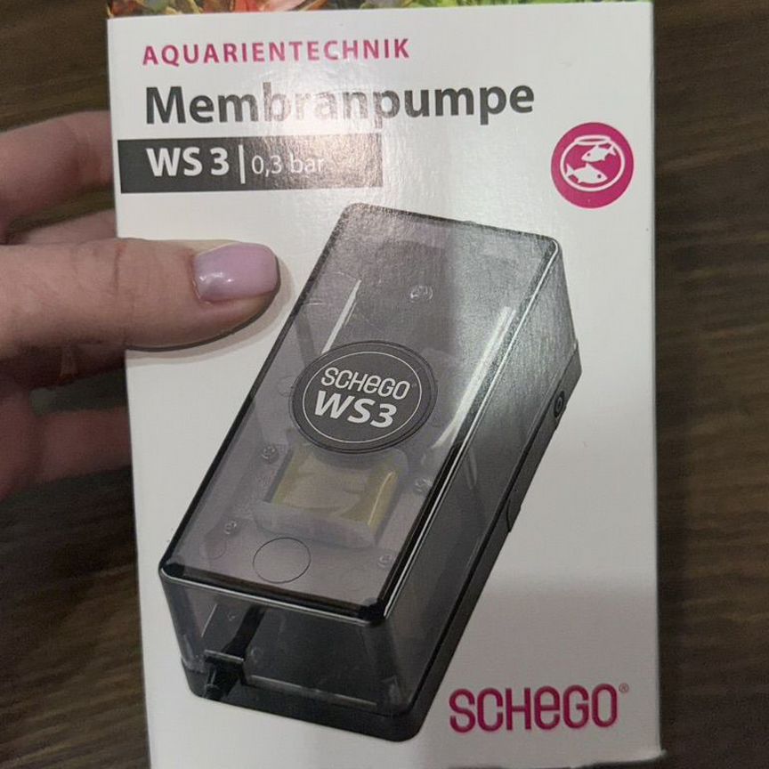 Компрессор для аквариума schego WS3 350л/ч