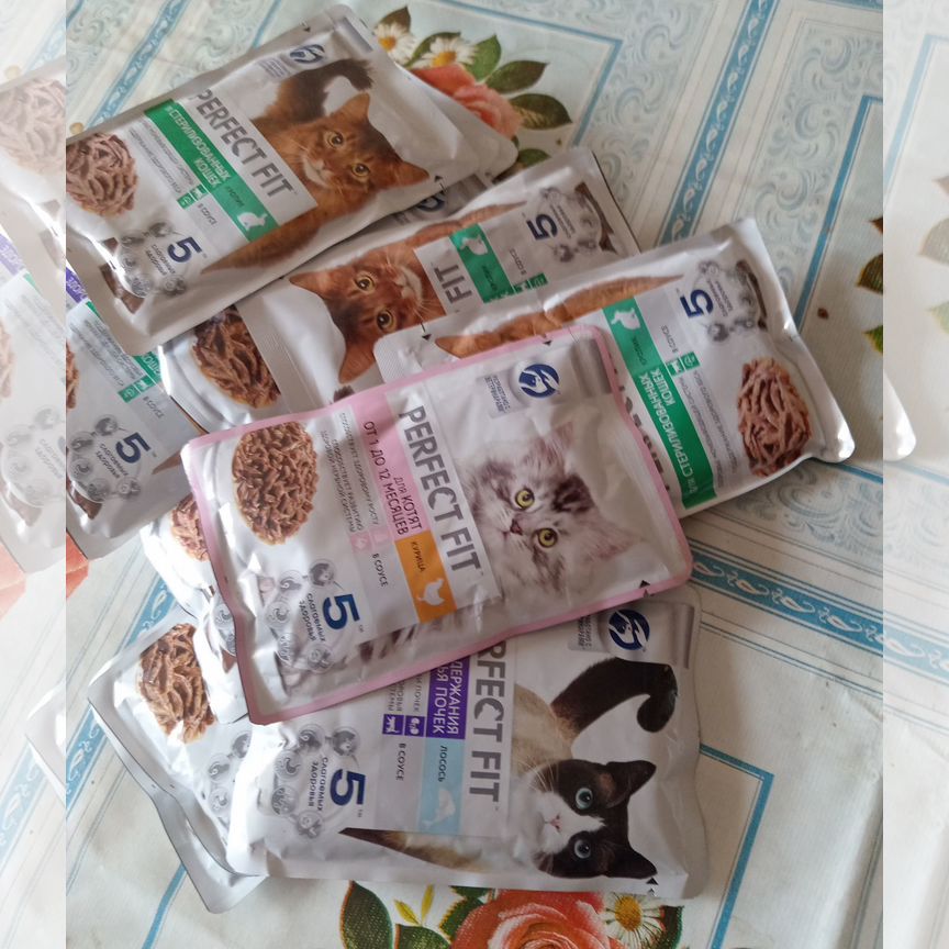 Продам корм для кошек. Perfect fit