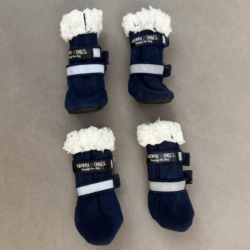 Сапоги зимние для мини собак puppy angel