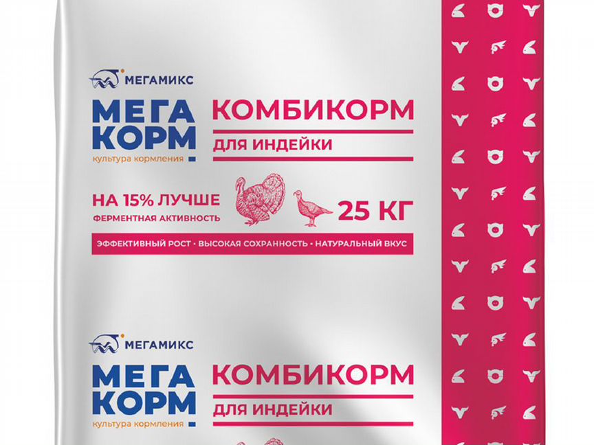 Комбикорм для индеек Мегакорм