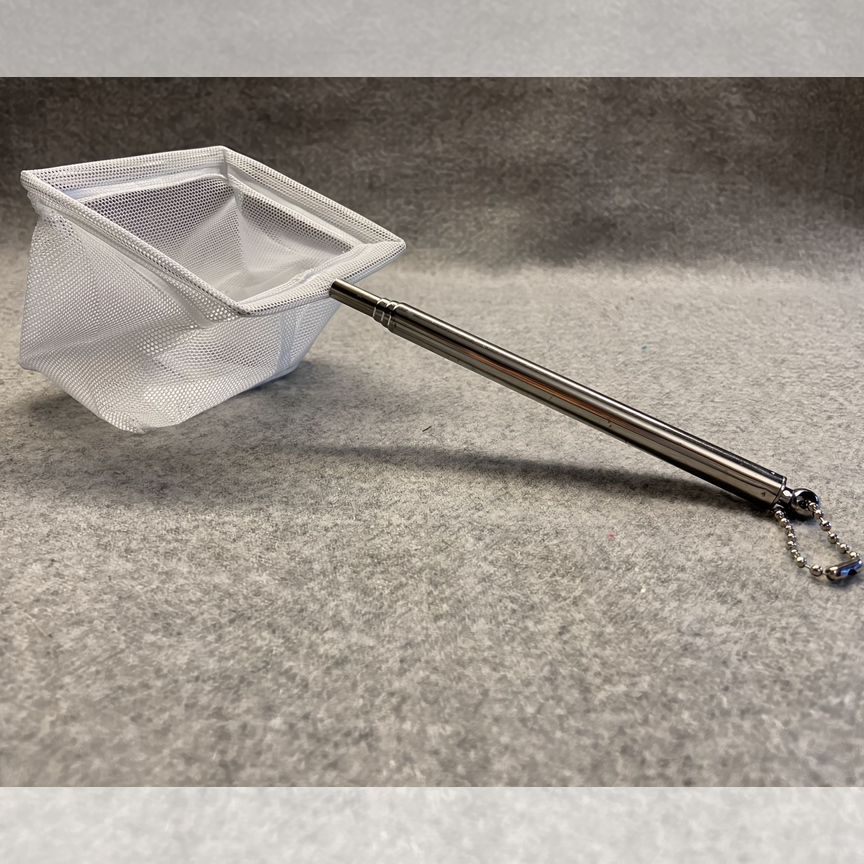 Сачок для аквариумов с выдвижной ручкой новый