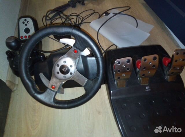 Игровой руль logitech g 25 купить в Москве | Электроника | Авито
