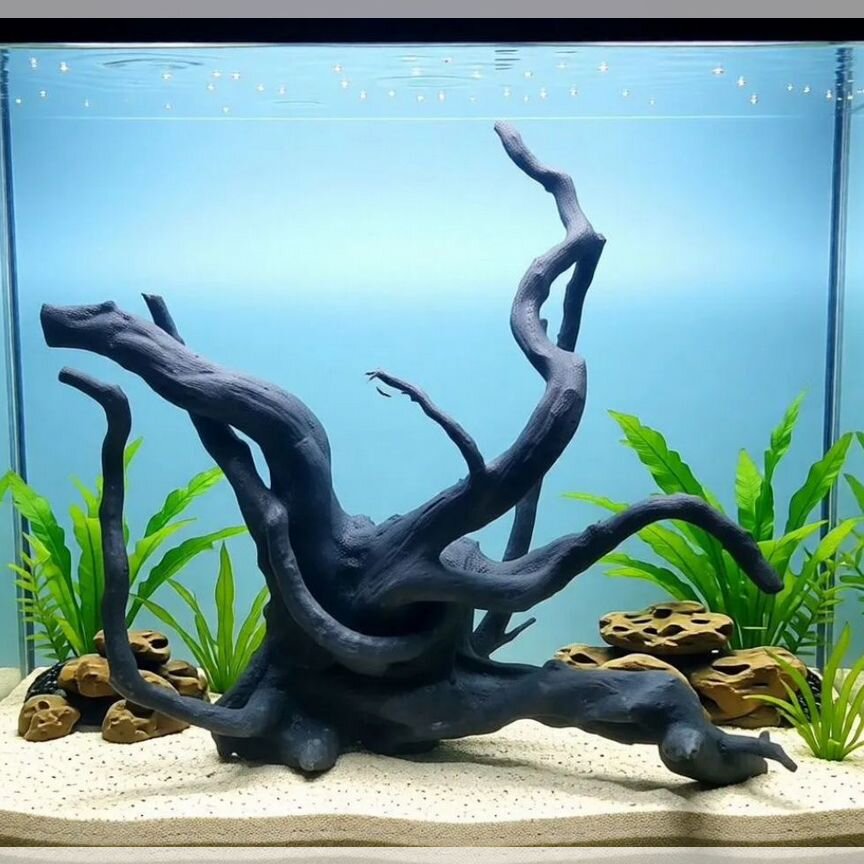 Коряга черная паучий корень 27*12*24 вк414