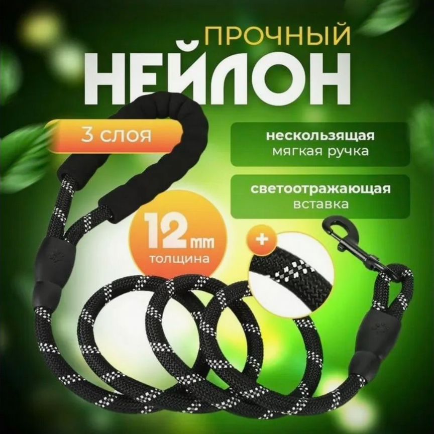 Ошейник и поводок