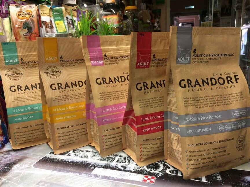 Сухой корм Grandorf для кошек. Бесплатная доставка