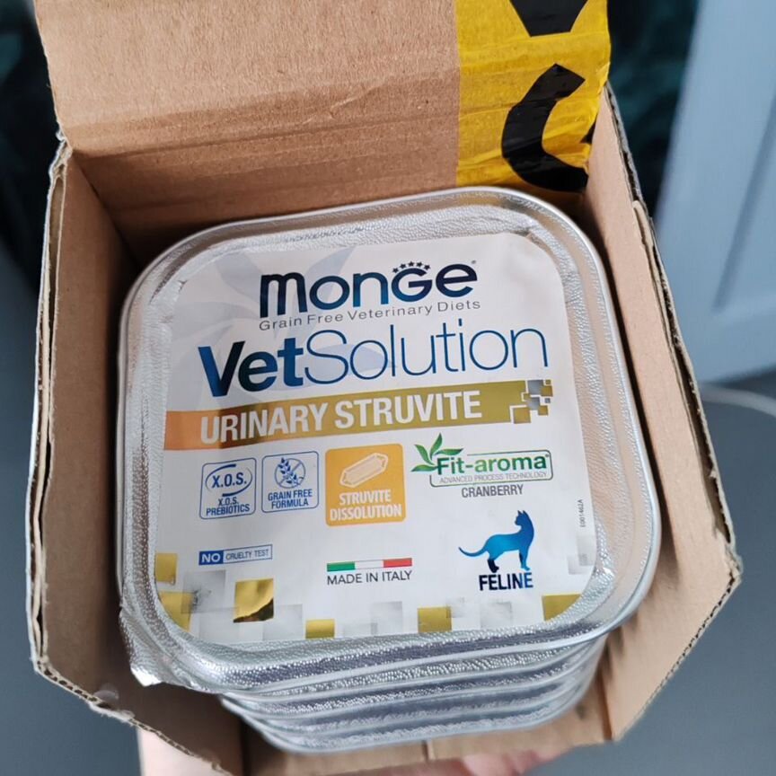 Mong VetSolution Cat Urinary Struvite, влажный кор