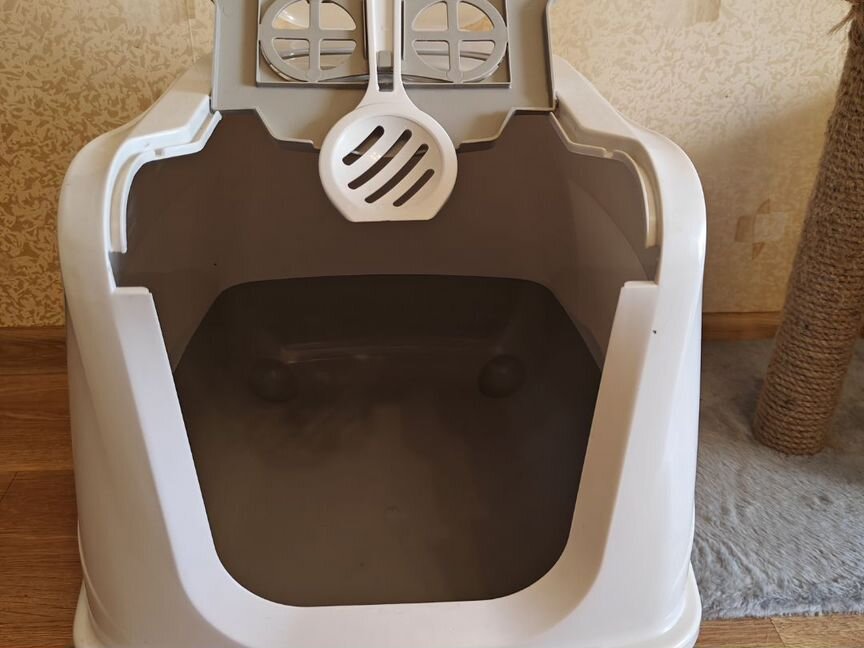 Закрытый лоток Moderna туалет для кошек