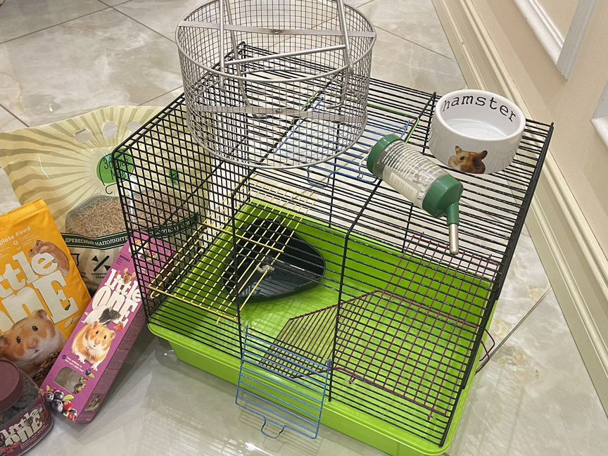 Клетка для сирийского хомяка