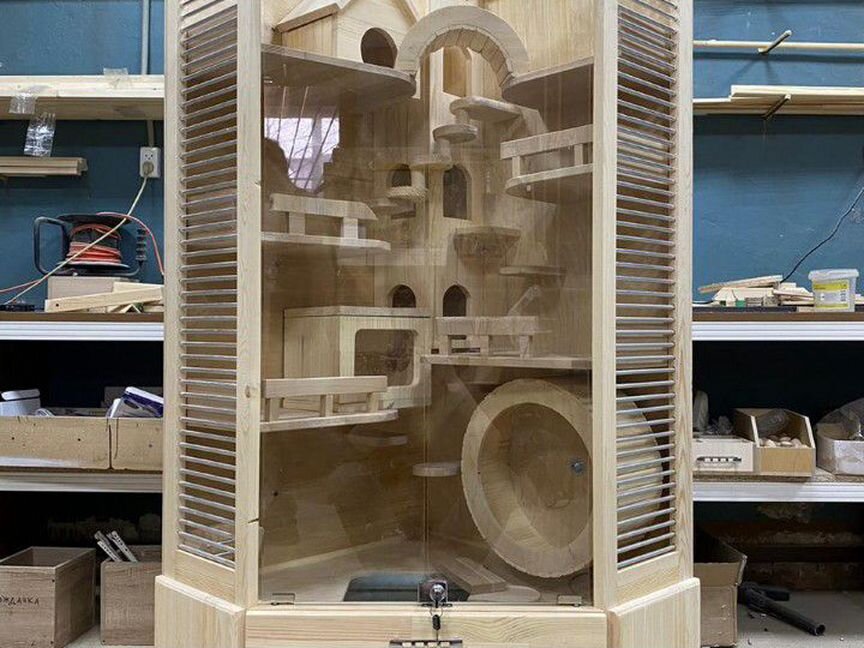 Продам витрину для шиншиллы, дегу, белки из мебель