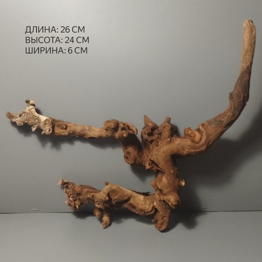 Коряга мангровая для аквариума 26*6*24 вк55