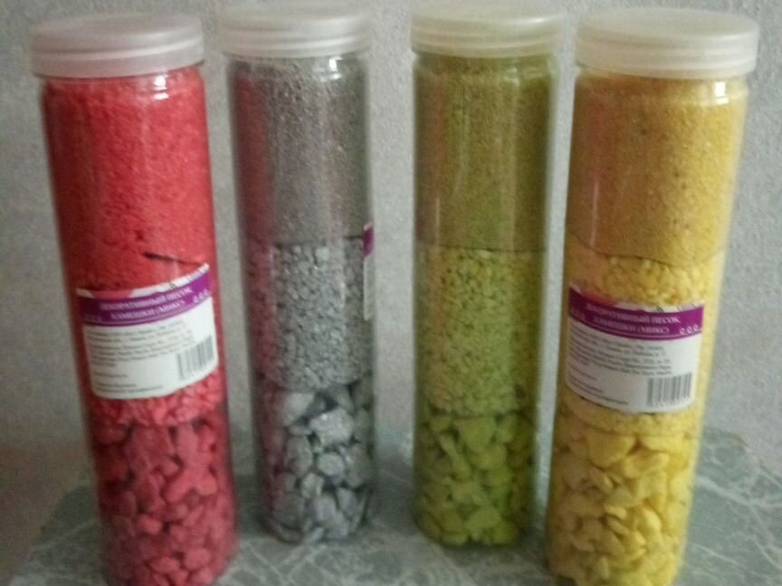 Декоративные камешки -песок